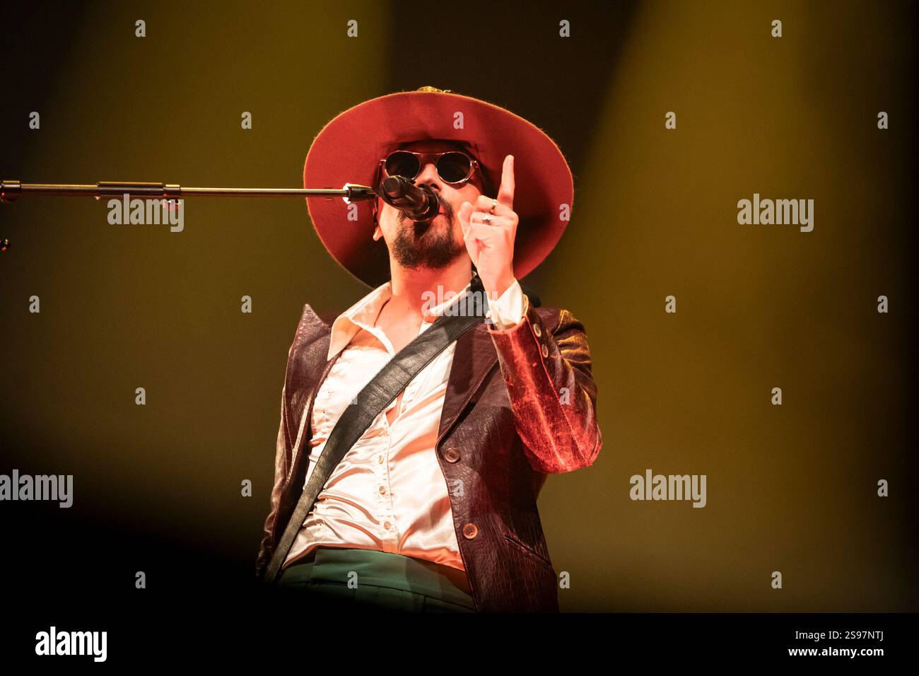 Pedro Taborda 'Tatanka', lead singer of the band The Black Mamba ...