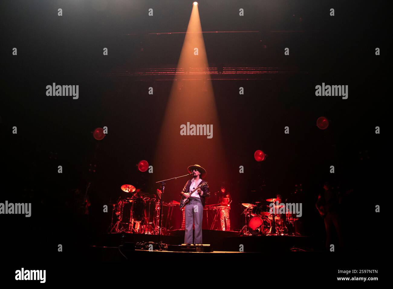 Pedro Taborda 'Tatanka', lead singer of the band The Black Mamba ...