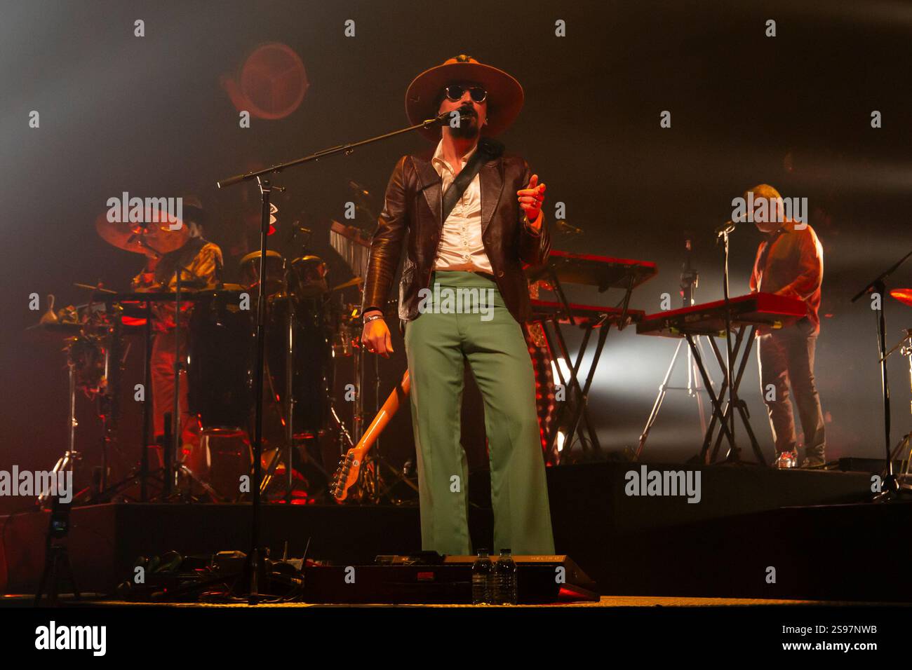 Pedro Taborda 'Tatanka', lead singer of the band The Black Mamba ...