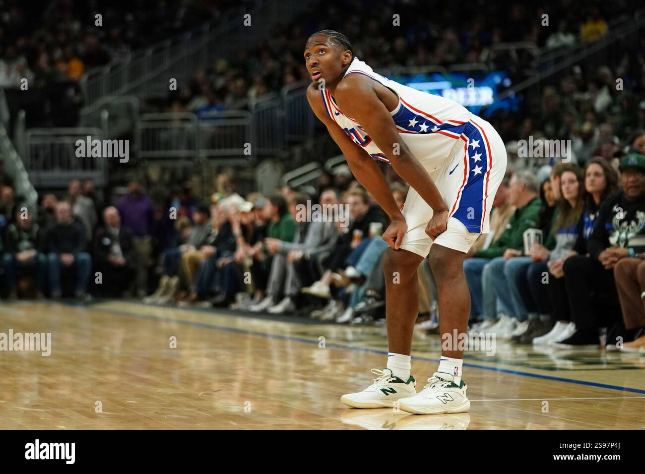 Philadelphia 76ers' Tyrese Maxey during the first half of an NBA ...