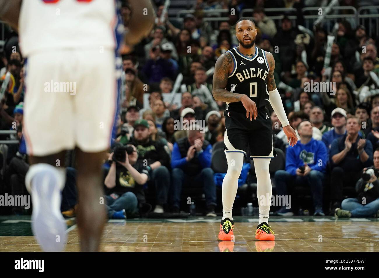 Milwaukee Bucks' Damian Lillard during the second half of an NBA ...