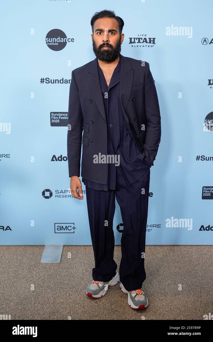 Himesh Patel attends the premiere of "Bubble & Squeak" during the ...