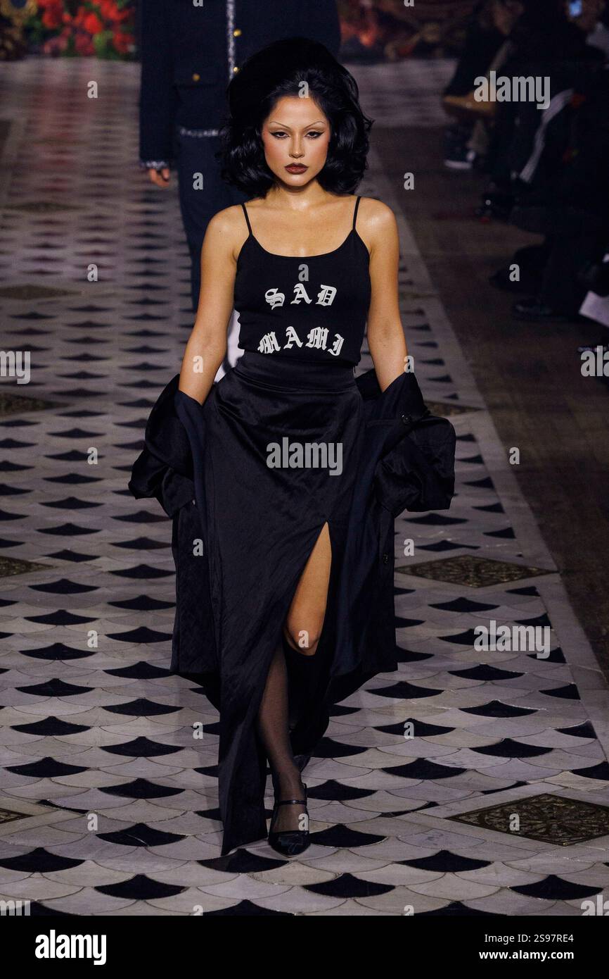 Becky G at WILLY CHAVARRIA Fall/Winter 2025-2026 runway during Paris ...