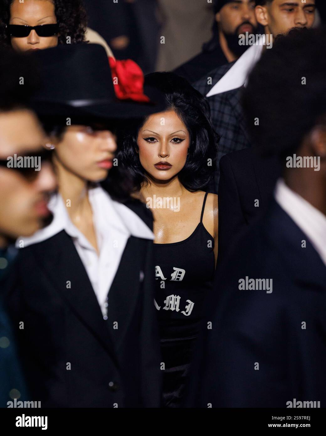 Becky G at WILLY CHAVARRIA Fall/Winter 2025-2026 runway during Paris ...