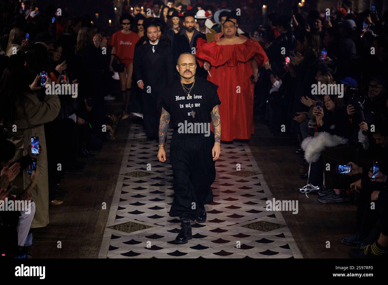 WILLY CHAVARRIA Fall/Winter 2025-2026 runway during Paris Fashion Week ...