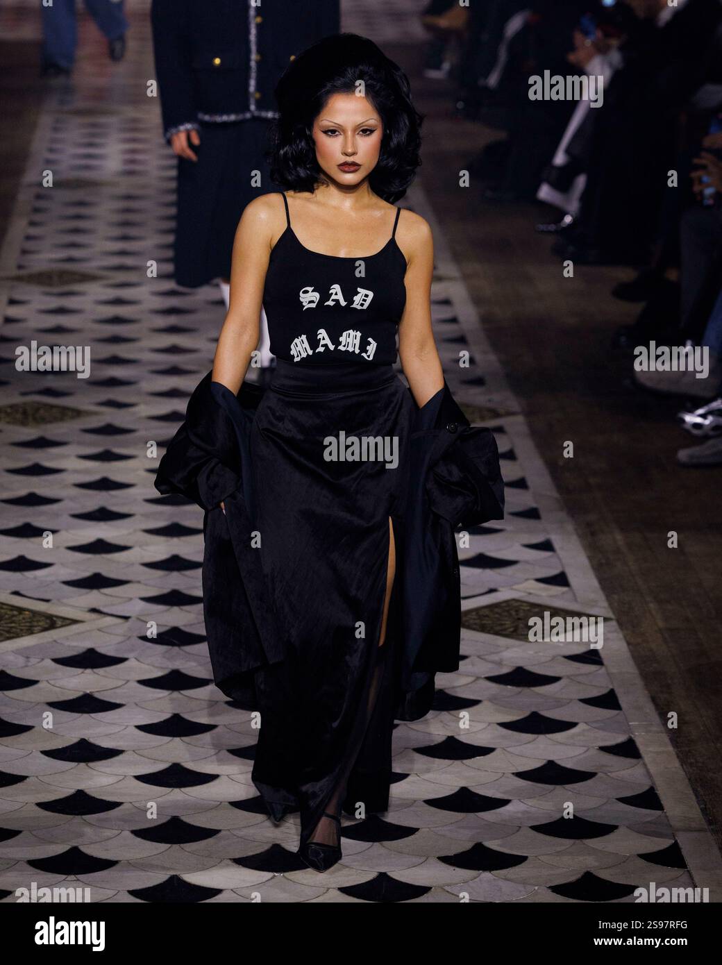 Becky G at WILLY CHAVARRIA Fall/Winter 2025-2026 runway during Paris ...