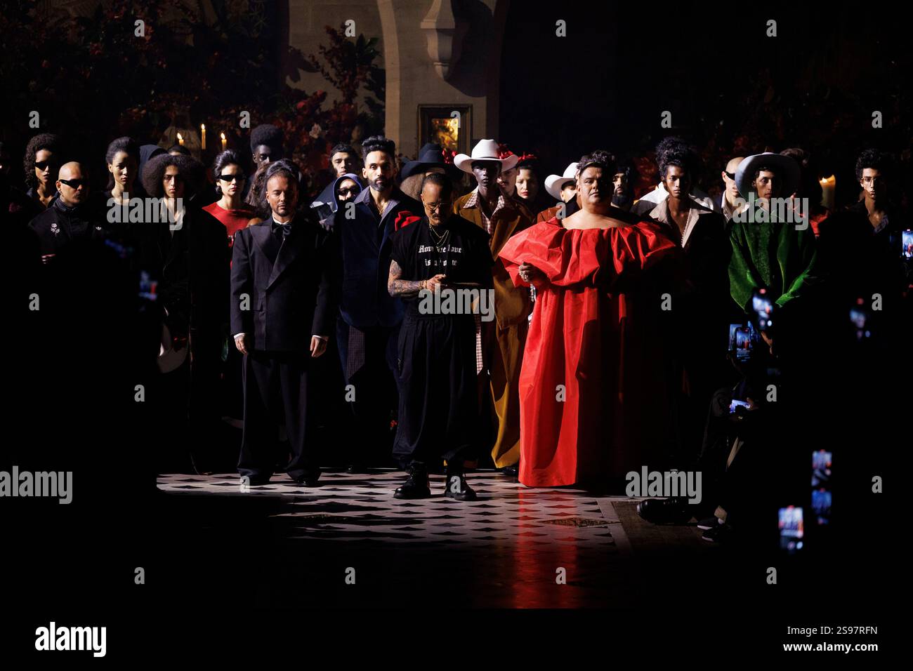 WILLY CHAVARRIA Fall/Winter 2025-2026 runway during Paris Fashion Week ...