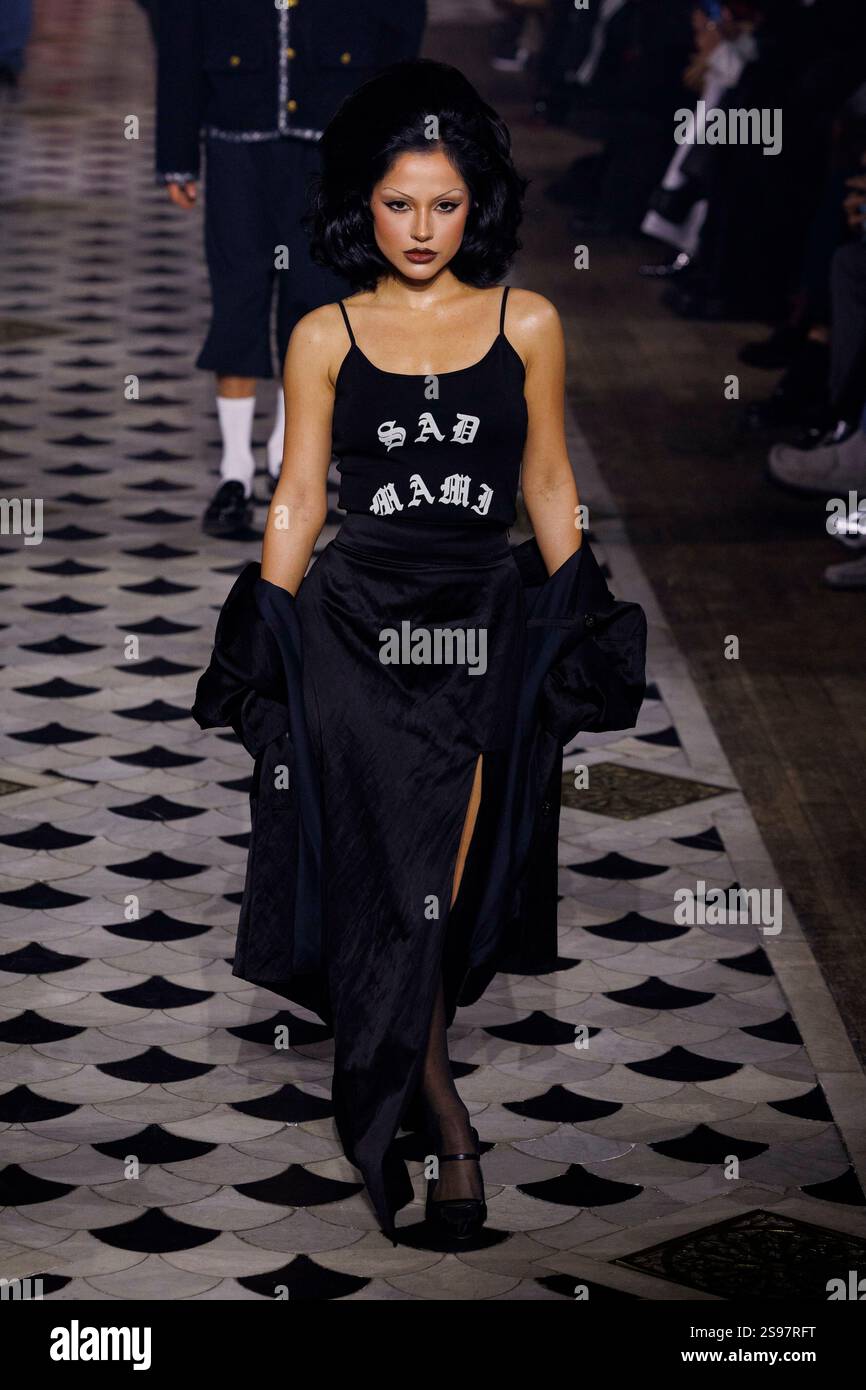 Becky G at WILLY CHAVARRIA Fall/Winter 2025-2026 runway during Paris ...