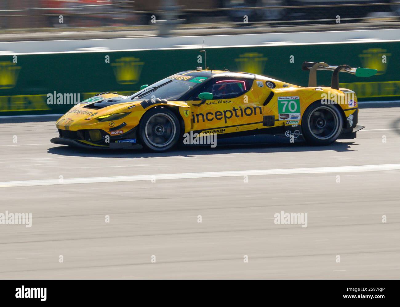 DAYTONA, FL - JANUARY 24: (70) GTD Driver Brendan Iribe, Frederik ...