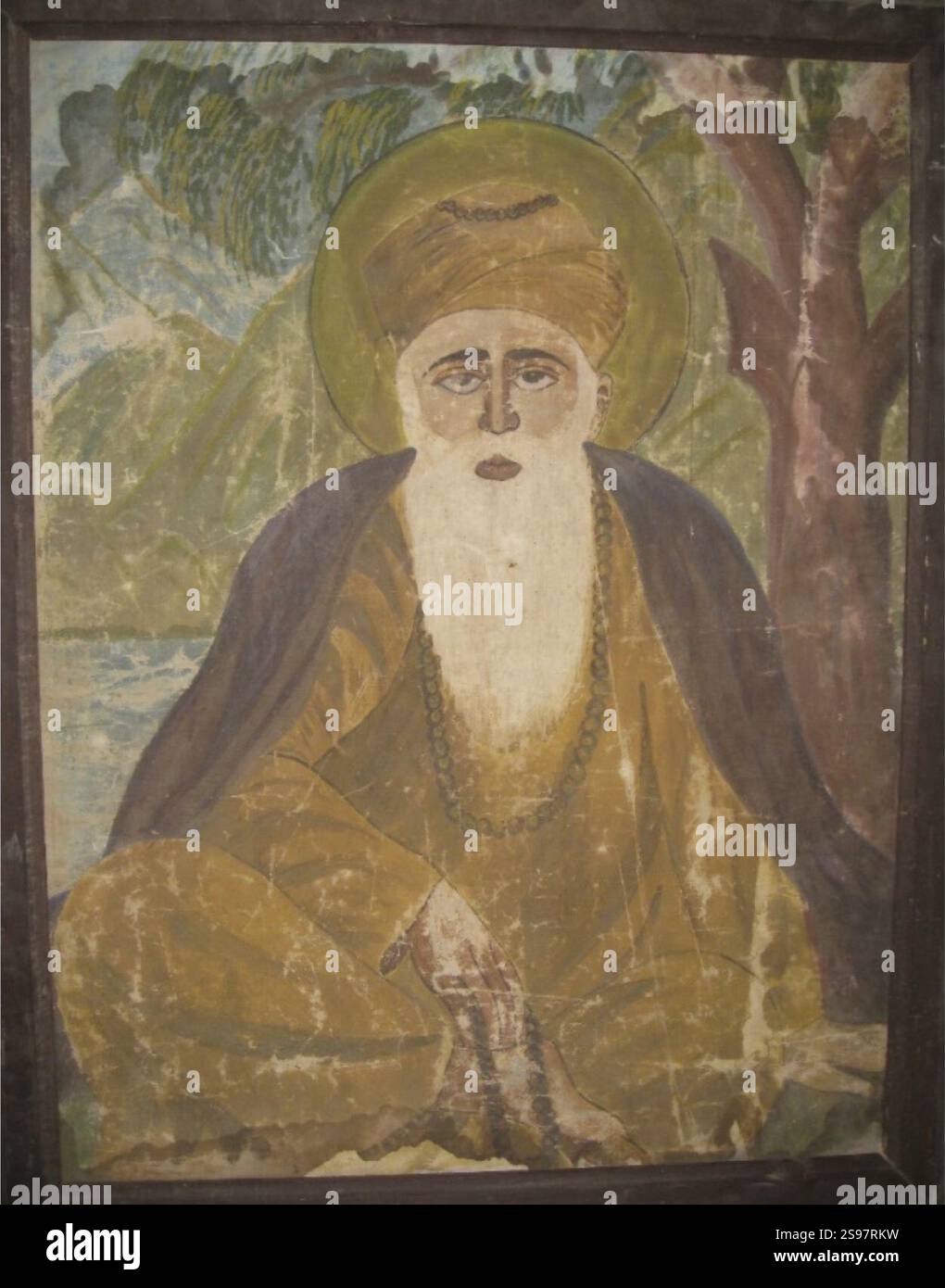 Guru Nanak painting Stock Photo - Alamy