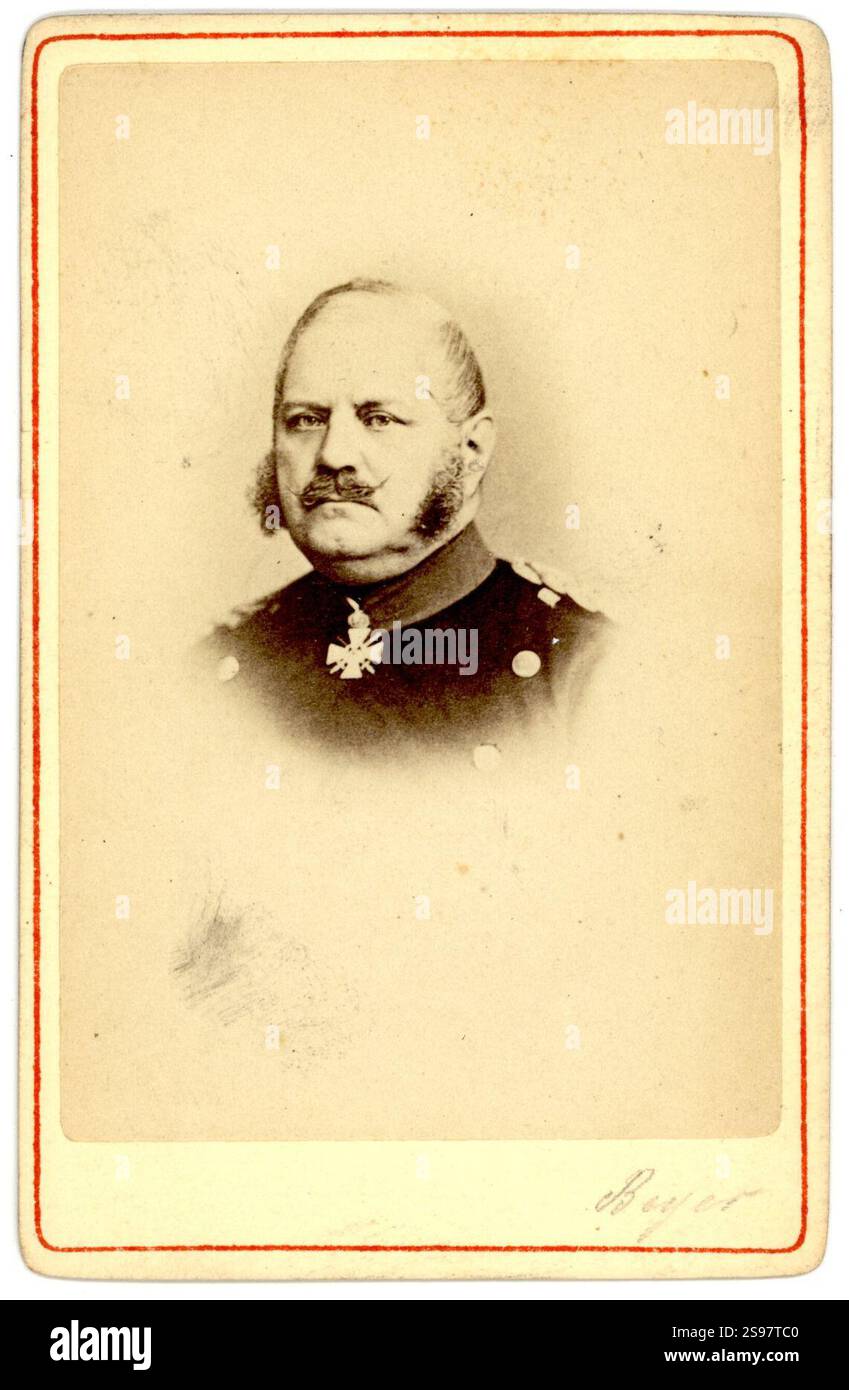 Gustav Friedrich von Beyer, c. 1865-1875 Stock Photo - Alamy