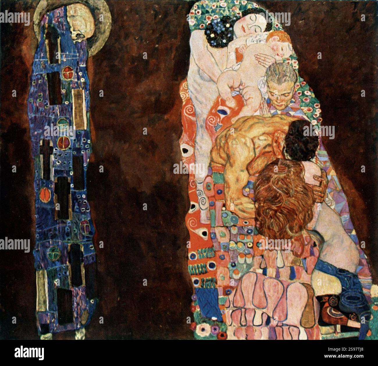 Gustav Klimt - Death and Life (First Version) - 1910-11 Stock Photo - Alamy