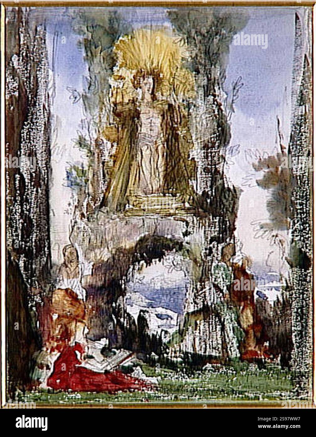 Gustave Moreau-Apollon et les Muses-Cat. 292 Stock Photo - Alamy