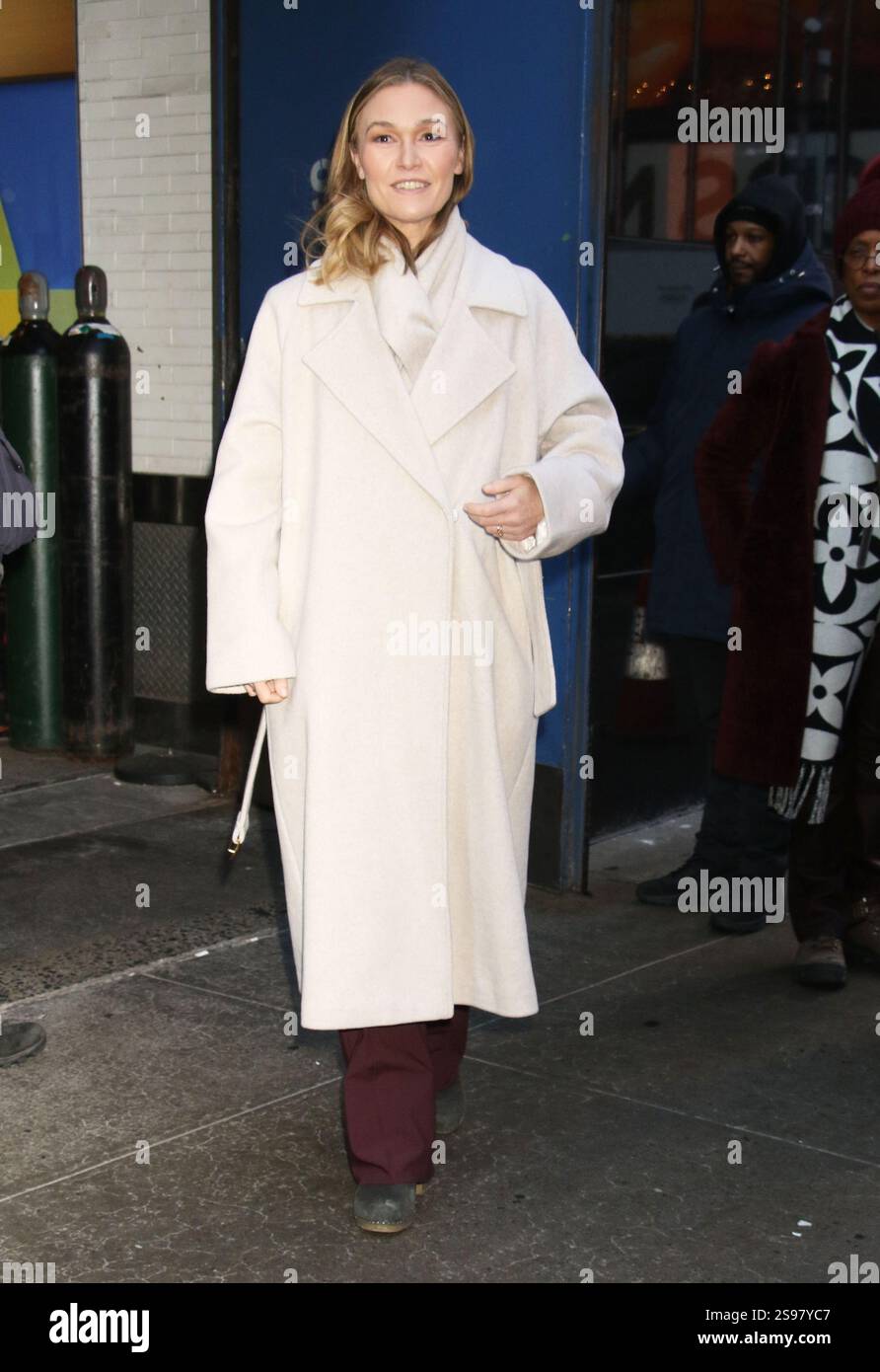 NEW YORK, NY - JANUARY 24: Julia Stiles seen at Good Morning America on ...