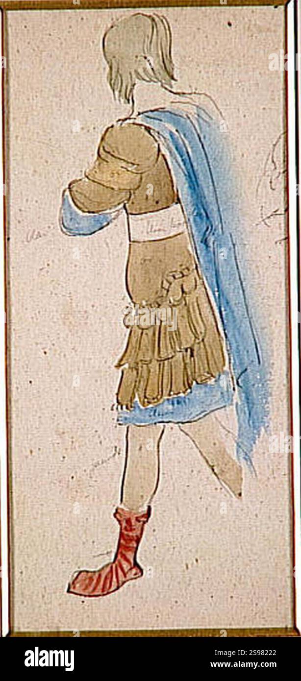 Gustave Moreau-Etude-Cat. 540 Stock Photo - Alamy