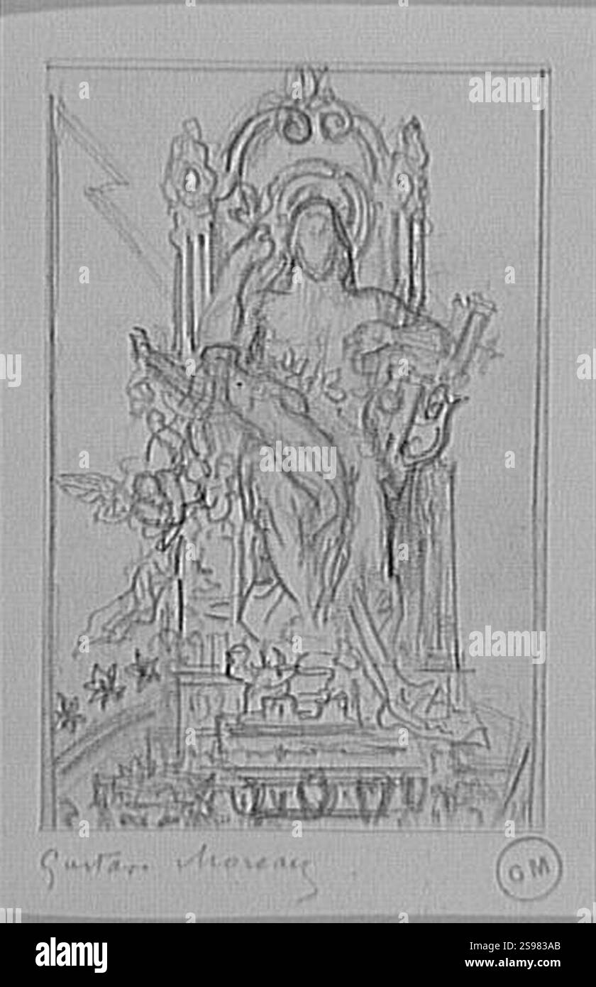 Gustave Moreau-Jupiter et Semele-Des. 105 Stock Photo - Alamy