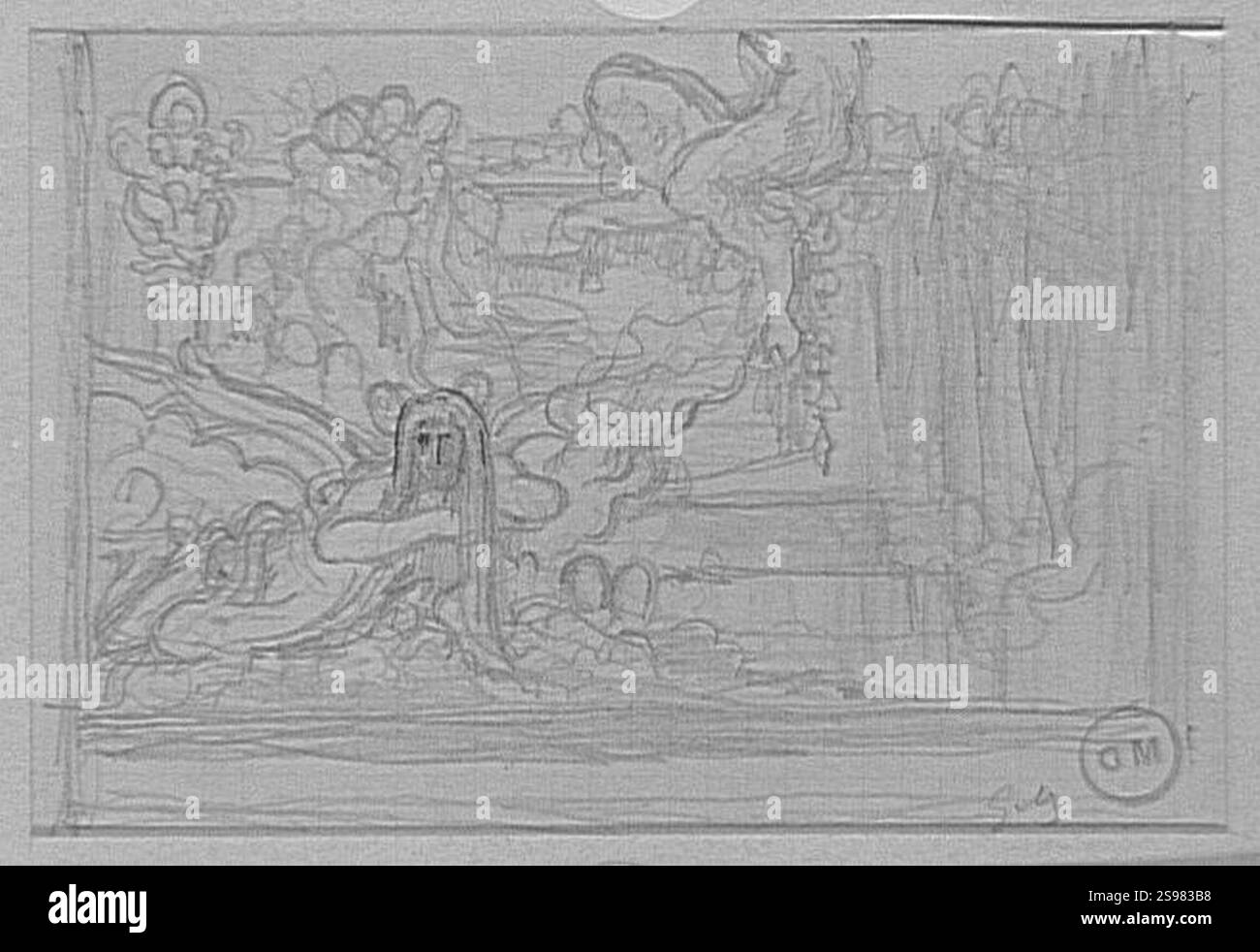 Gustave Moreau-Jupiter et Semele-Des. 309 Stock Photo - Alamy