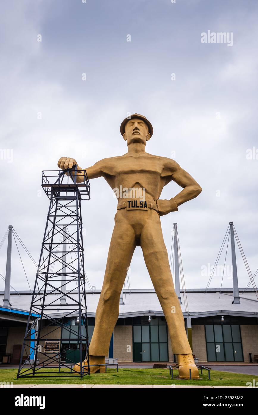 Tulsa, OK USA - May 1, 2018: Located in front of the Tulsa Expo Center ...