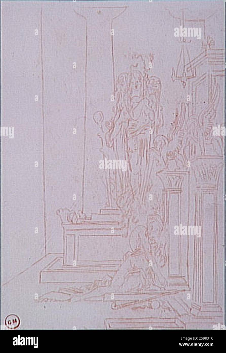 Gustave Moreau-Oreste et les Erinyes-Des. 114 Stock Photo - Alamy