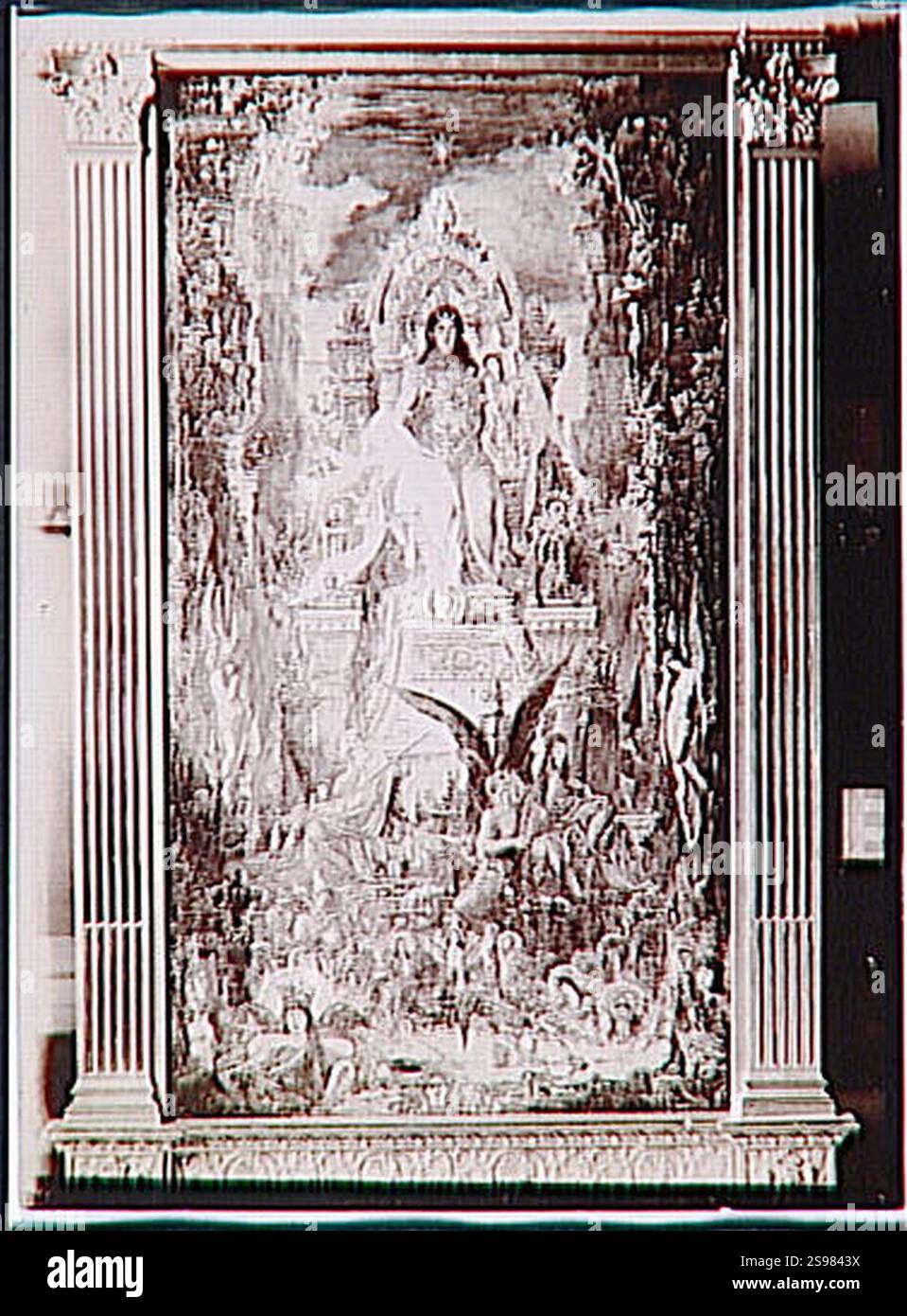 Gustave Moreau-Photographie de Jupiter et Semele en cours d execution ...