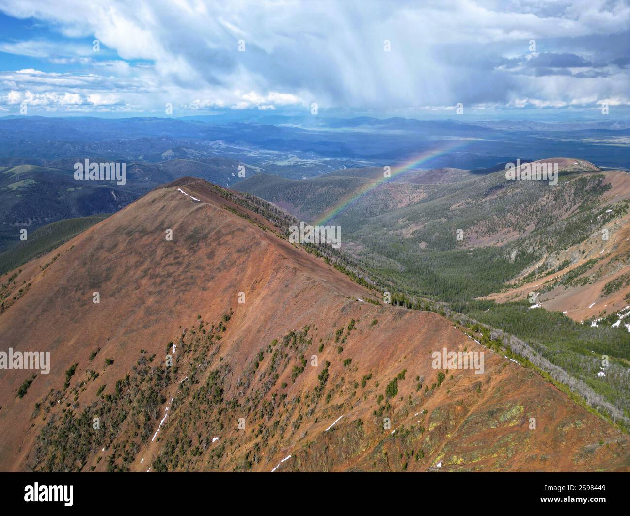 Drone shot summit mountain rocky hi-res stock photography and images ...