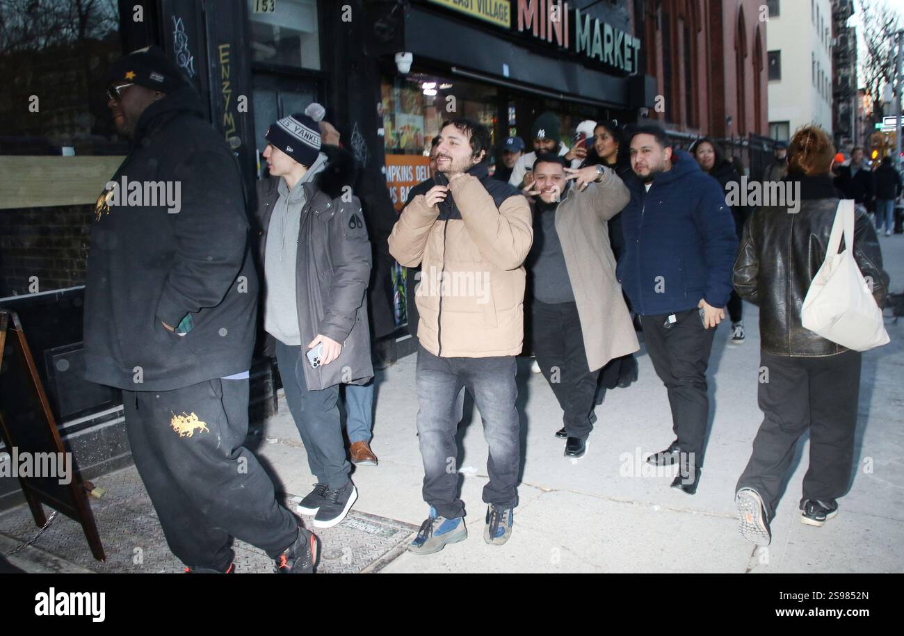 NEW YORK, NY- JANUARY 24: The opening of Danny & Coop’s Cheesesteaks in ...