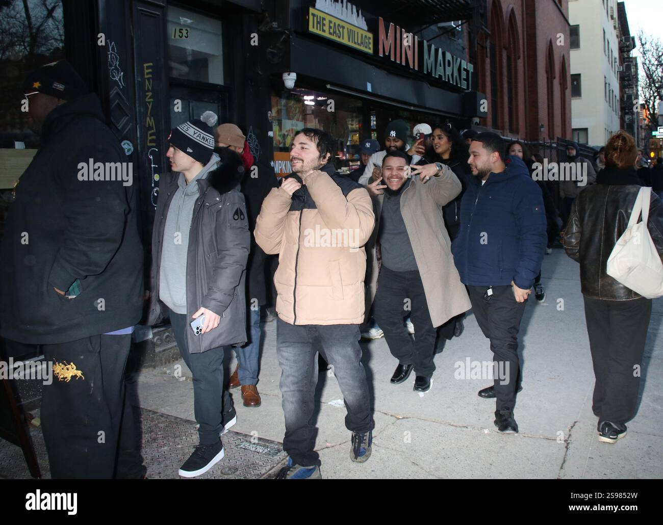 NEW YORK, NY- JANUARY 24: The opening of Danny & Coop’s Cheesesteaks in ...