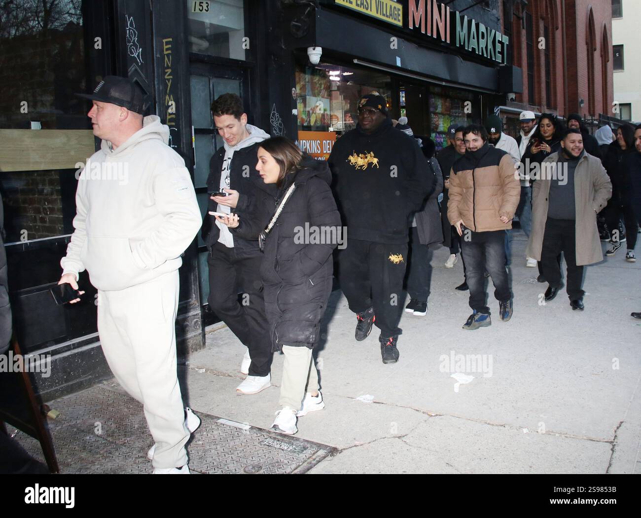 NEW YORK, NY- JANUARY 24: The opening of Danny & Coop’s Cheesesteaks in ...