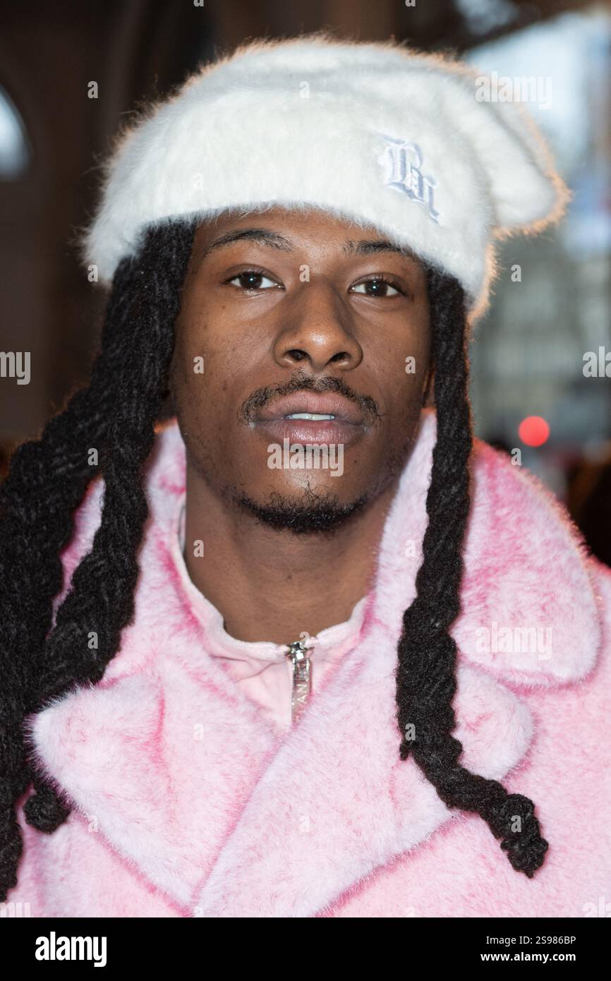 Cheu-B attending the Fursac Menswear Fall-Winter 2025/2026 show as part ...