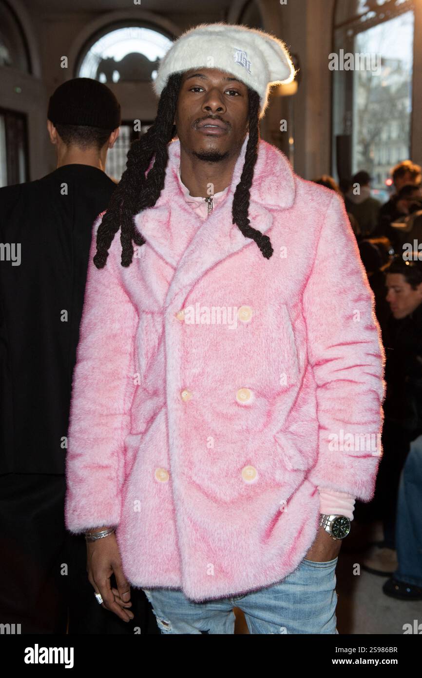 Cheu-B attending the Fursac Menswear Fall-Winter 2025/2026 show as part ...