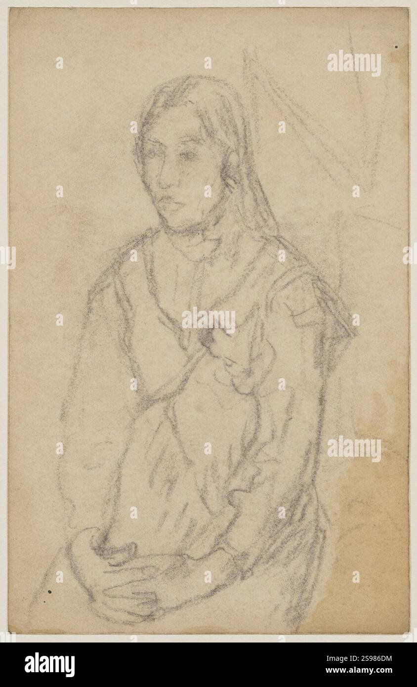 Gwen john girl with a cat hi-res stock photography and images - Alamy