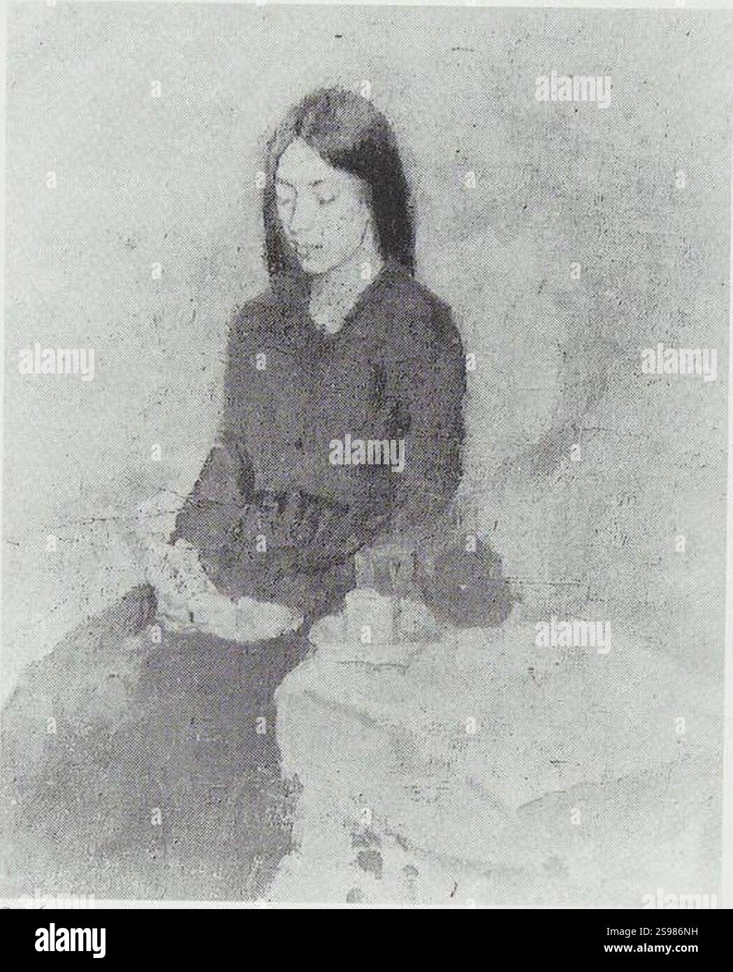 Gwen John - Langdale, cat. no. 114 Stock Photo - Alamy
