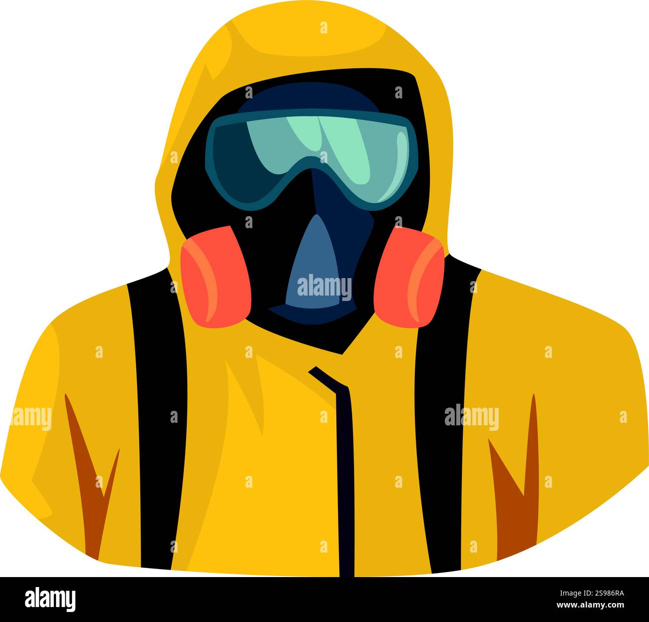 Yellow hazmat hood design Stock Vector Image & Art - Alamy
