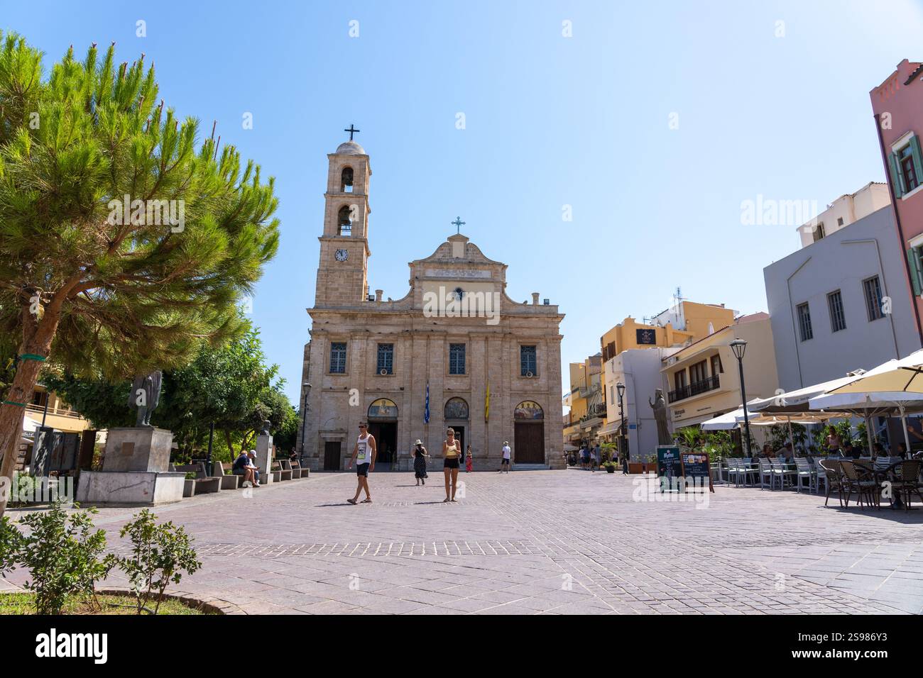 Chania - Crete - August 17 2024; Presentation of the Virgin Mary Holy ...