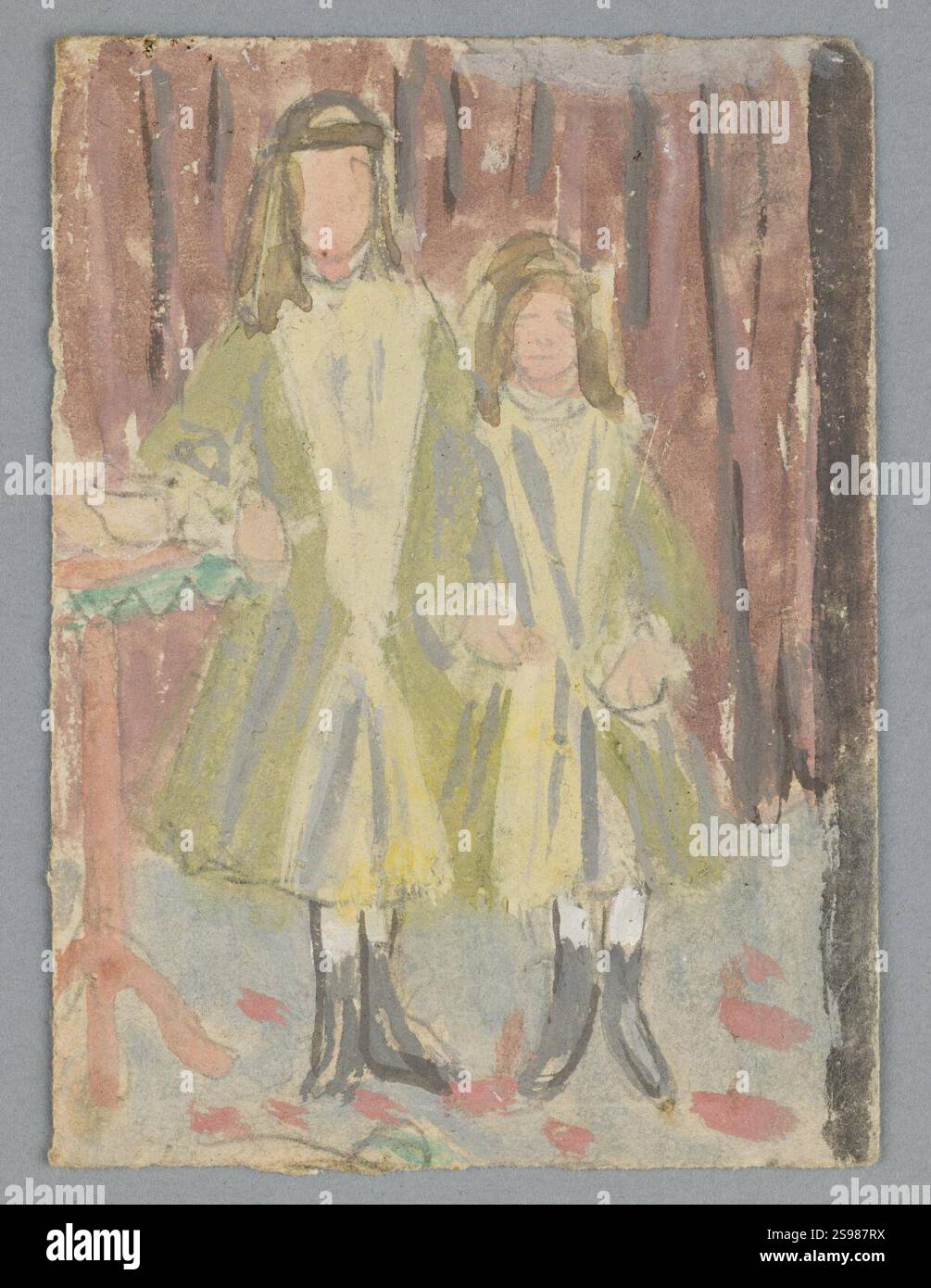 Gwen John - St Thérèse of Liseux and her Sister, NMW A 15555 Stock ...