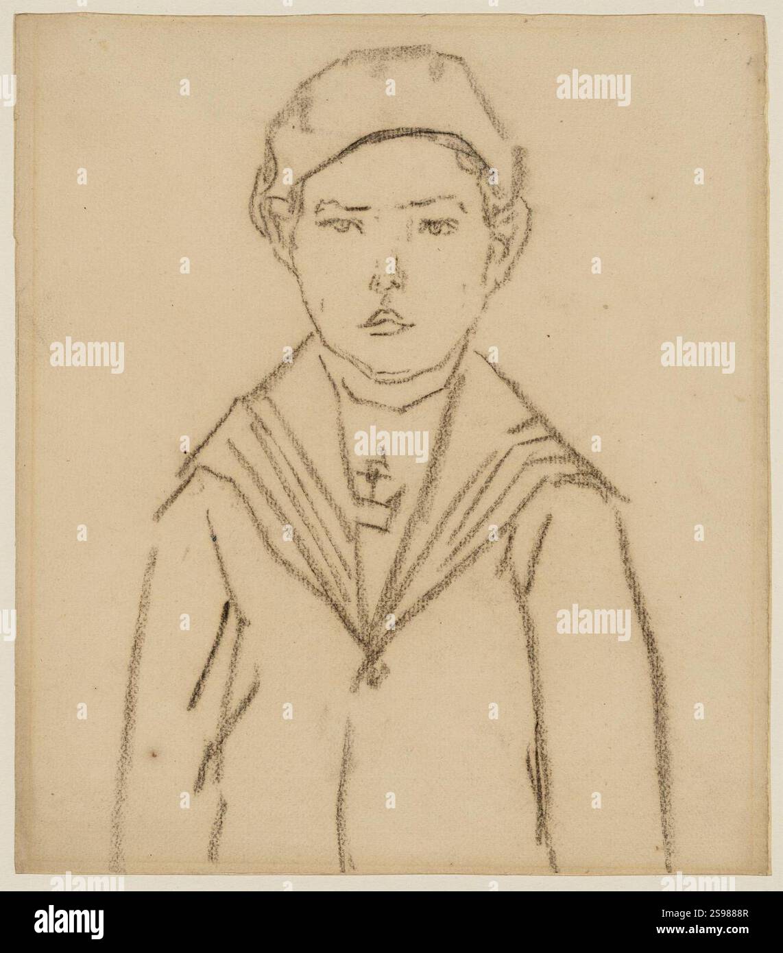 Gwen John - Young boy in a sailor suit, NMW A 3847 Stock Photo - Alamy