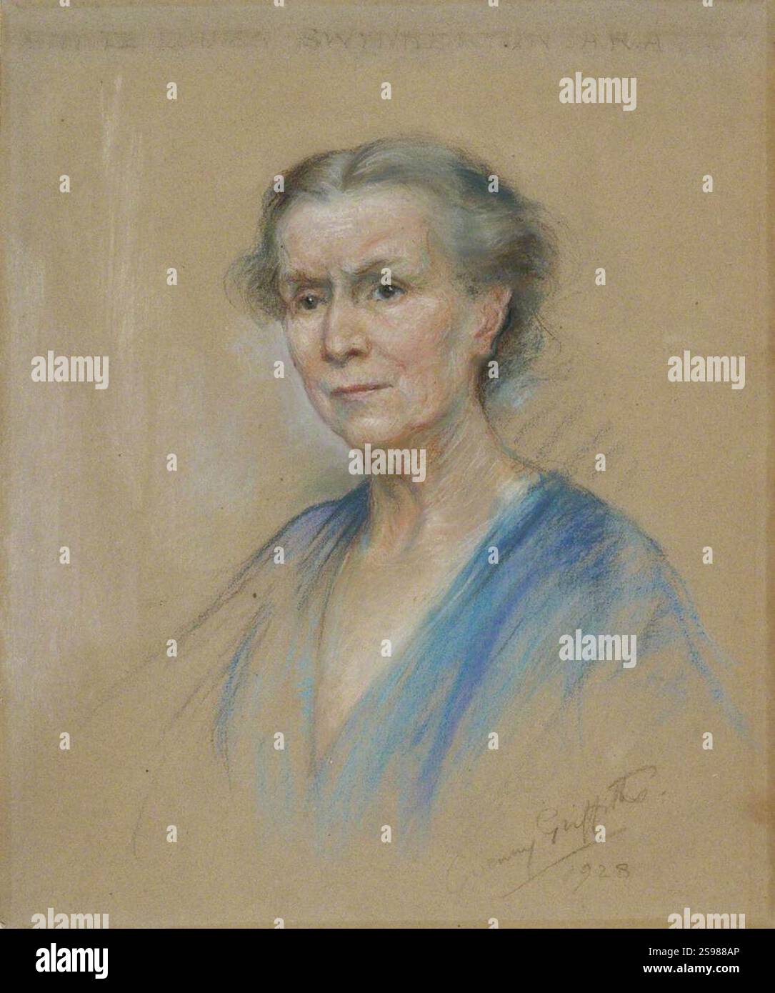 Gwenny Griffiths, 1928 - Portrait of Annie Louisa Swynnerton Stock ...