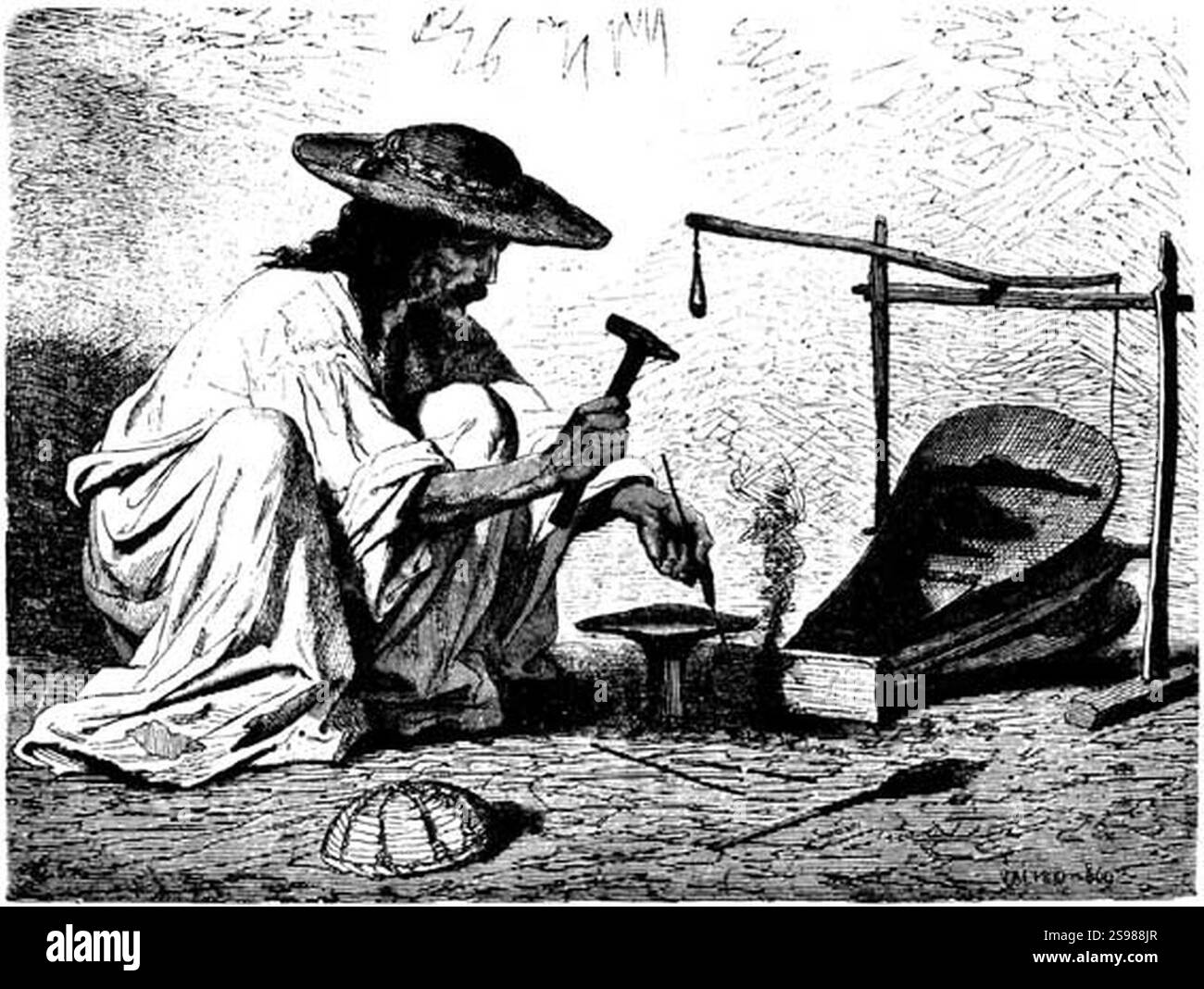 Gypsy Smith, Théodore Valério Stock Photo - Alamy