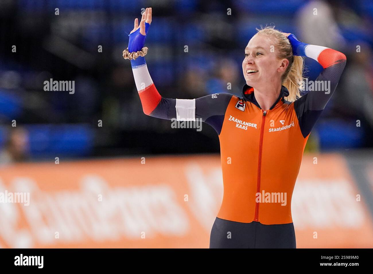 CALGARY, CANADA - JANUARY 24: Merel Conijn of Netherlands competing ...