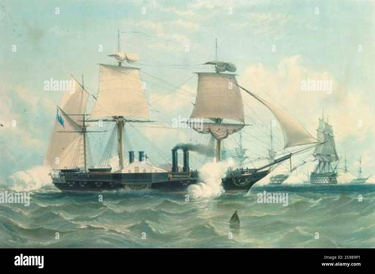H.M. war steam frigate the Terrible, of 1847 tons, & 800 horse power ...