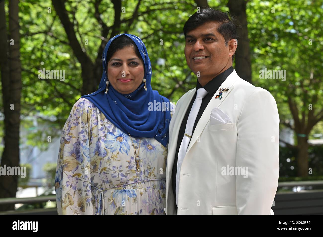 South Australia’s Local Heroes Sobia and Irfan Hashmi poses for a ...