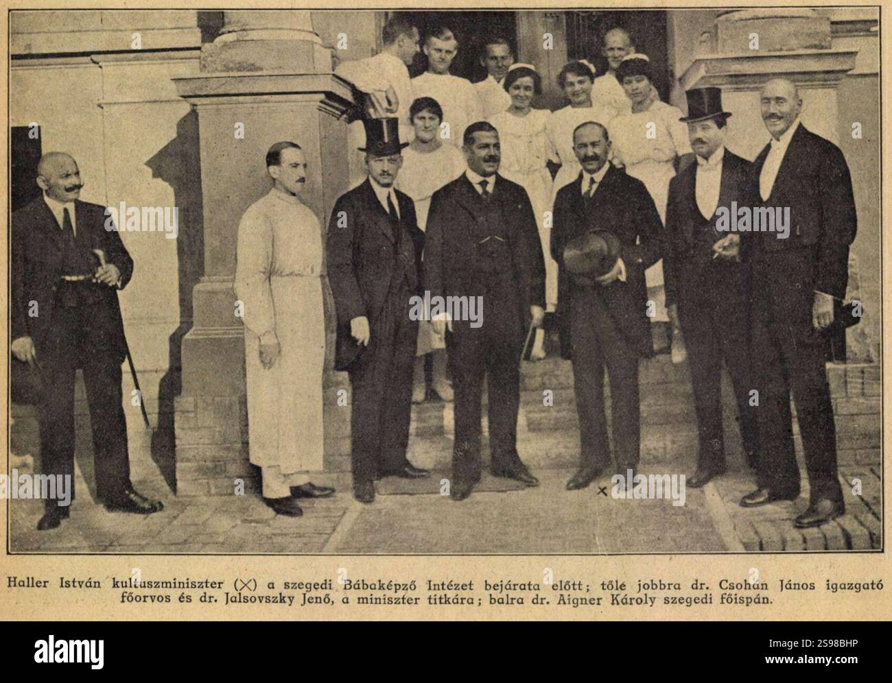 Haller István, Csohán János, Jalsovszky Jenő, Aigner Károly ...