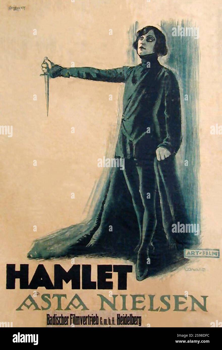 Hamlet (1921) poster Stock Photo - Alamy