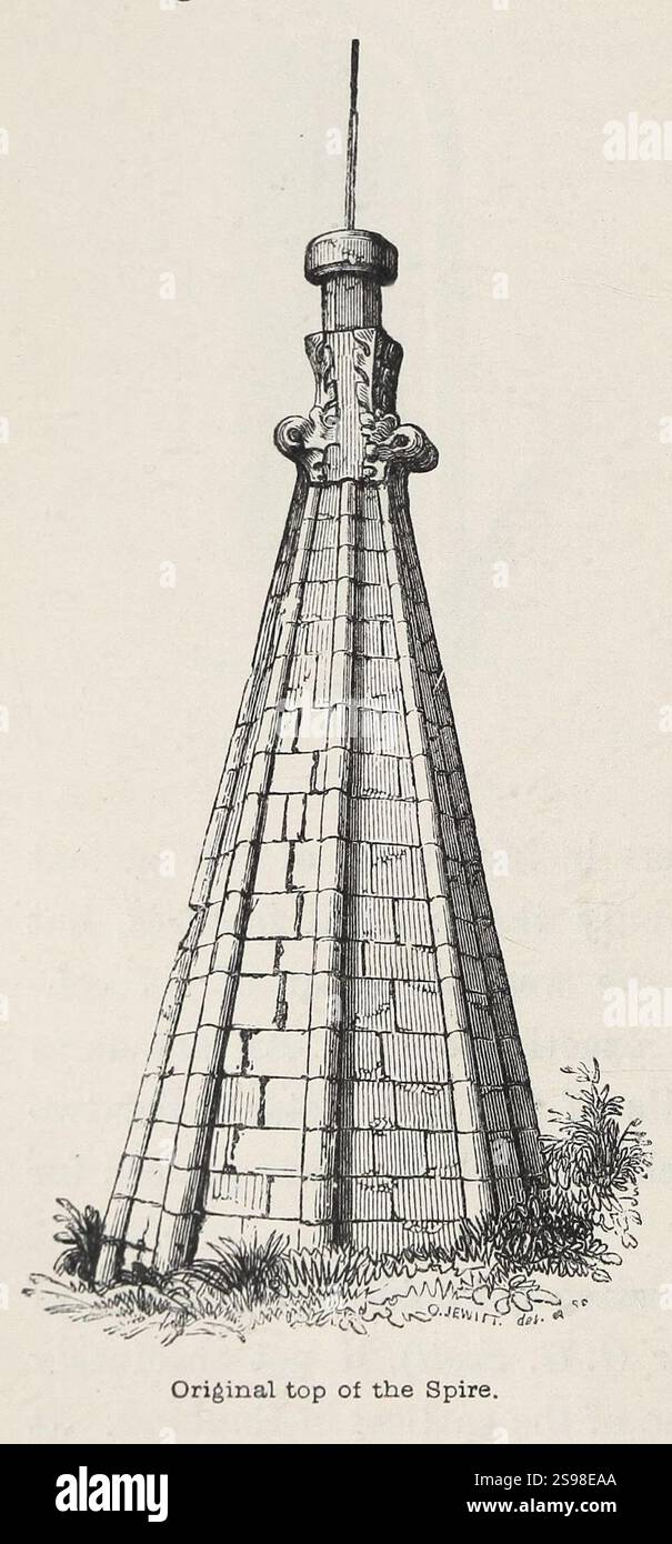Handbook Oxford Figure Top of Spire Stock Photo - Alamy