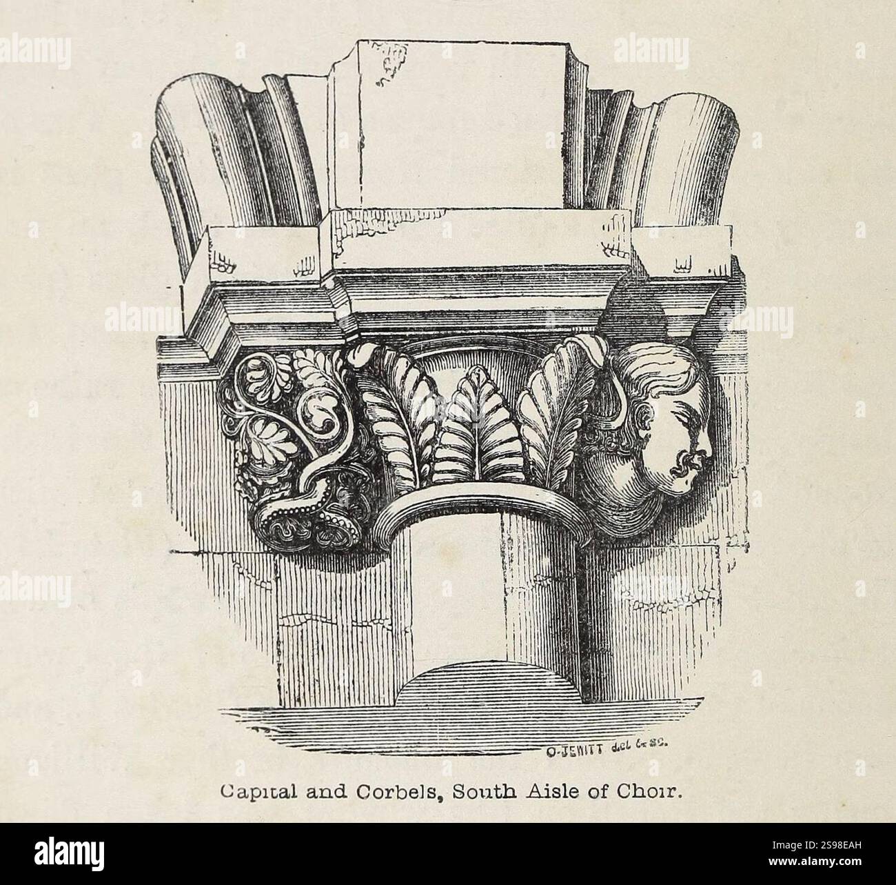 Handbook Oxford Figure Capitals and Corbels Stock Photo - Alamy