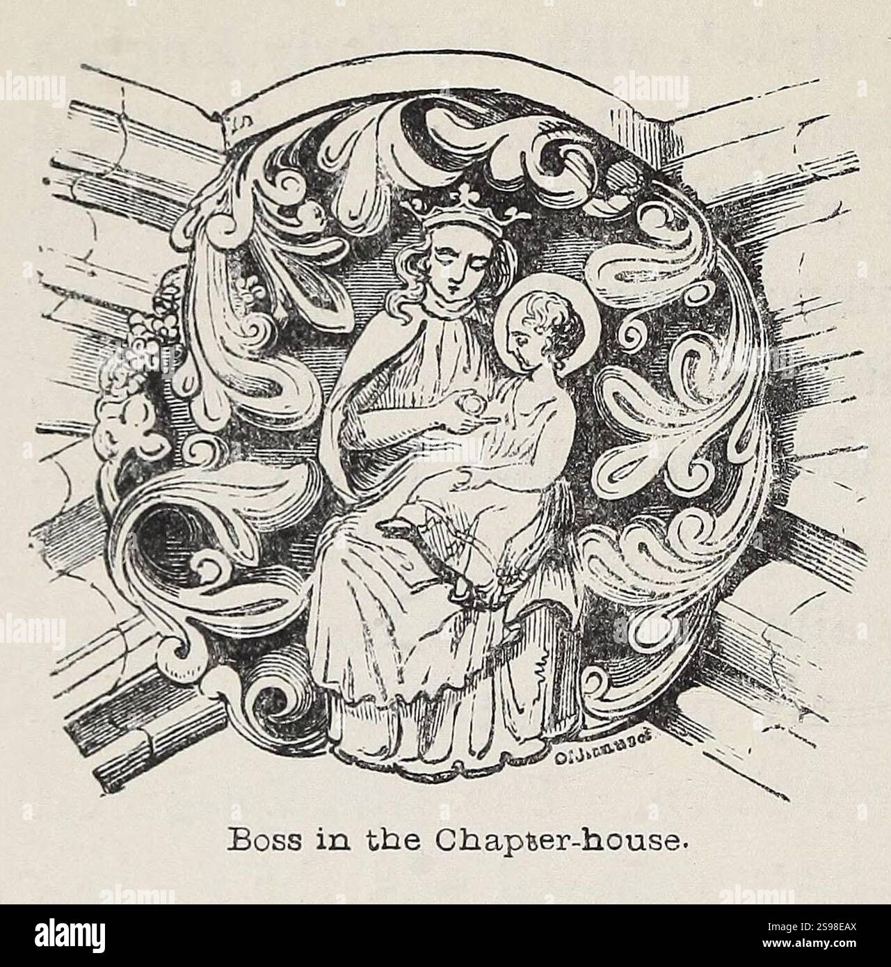 Handbook Oxford Figure Boss Stock Photo - Alamy