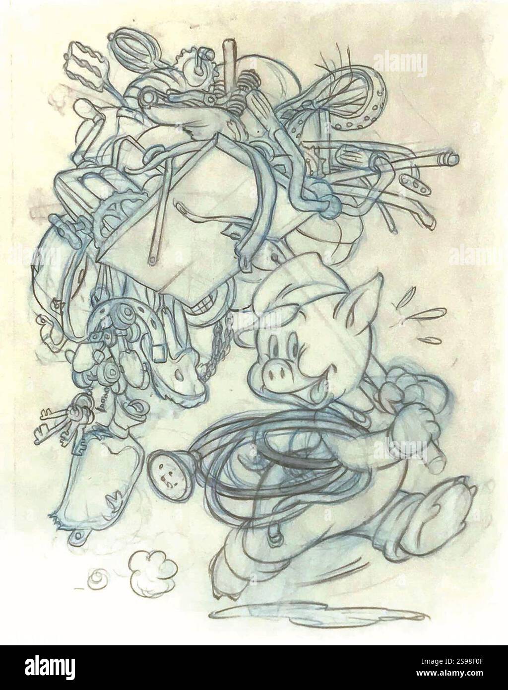 Hank Porter - A rare preliminary drawing for US Air Force war insignia ...