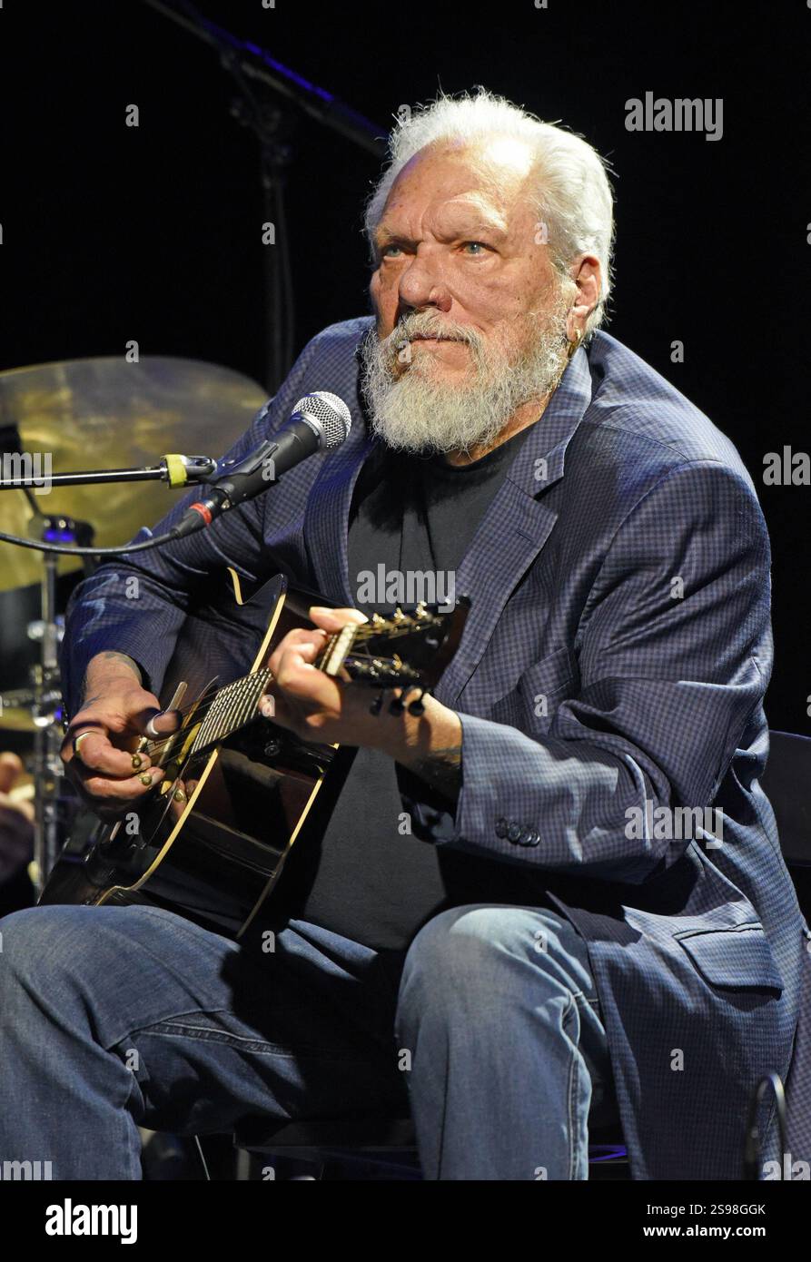 Jorma Kaukonen on stage for Hot Tuna in Concert, Variety Playhouse ...