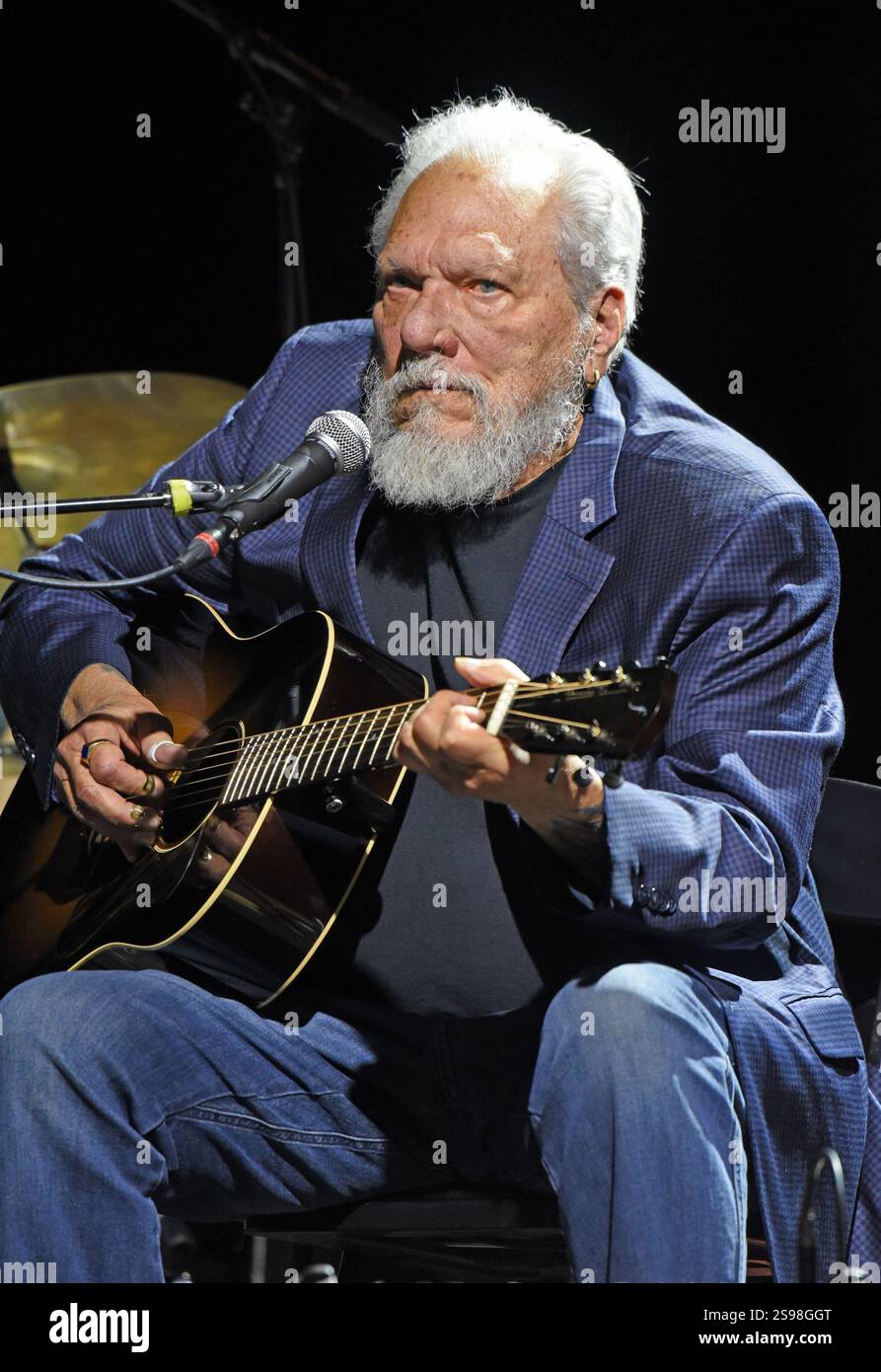 Jorma Kaukonen on stage for Hot Tuna in Concert, Variety Playhouse ...