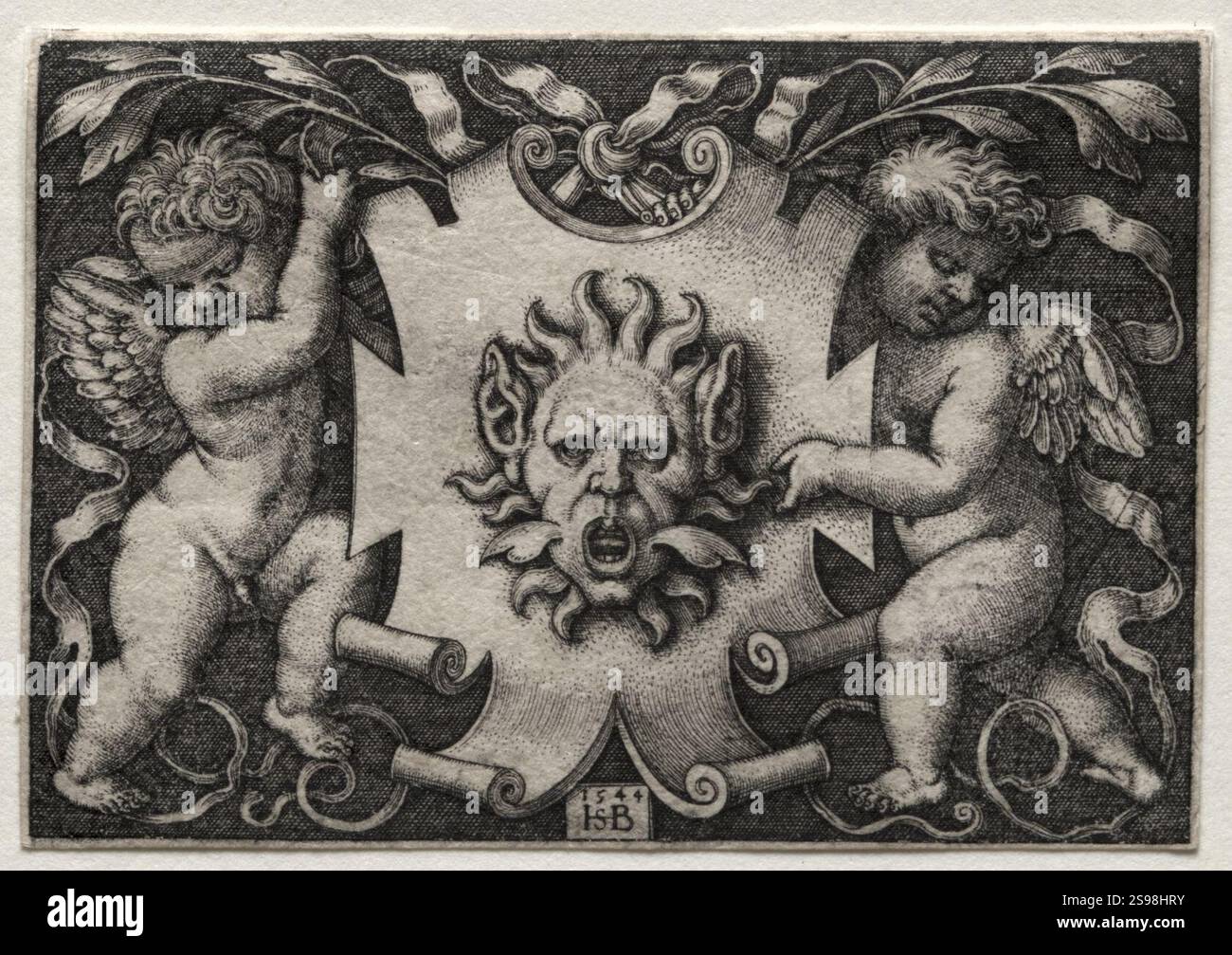 Hans Sebald Beham (German, 1500-1550) - Vignette au Mascaron Stock ...